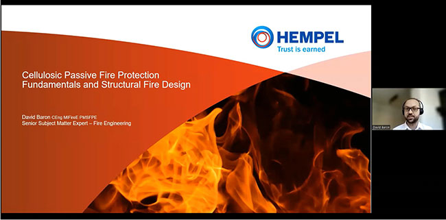Webinar on “Cellulosic Fire Protection to Steel Structure Fundamental ...