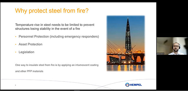 Webinar on “Cellulosic Fire Protection to Steel Structure Fundamental ...